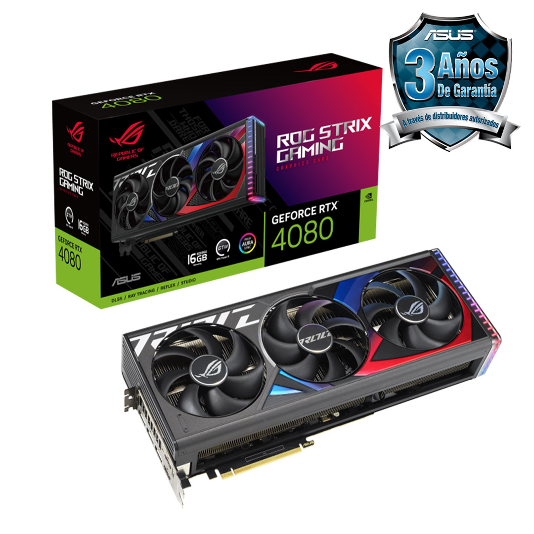 Placa De Video Nvidia Asus Rog Strix Rtx 4080 O16g Gaming | Rocket Hard
