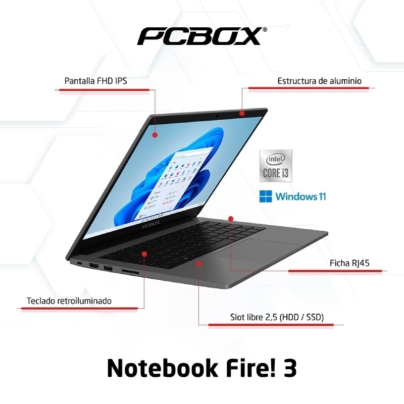 Notebook Pcbox Fire 5 - I5 - 1035g1 - 8gb - 256ssd - 14 Fhd - Win 11 ...