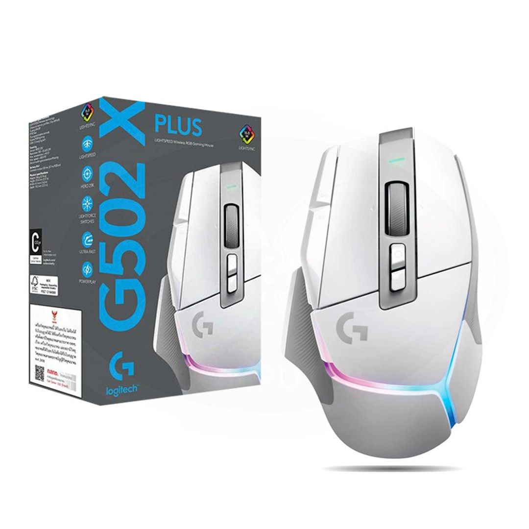 Mouse Gamer Wireless Logitech G502 X Plus White