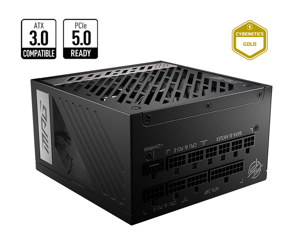 Fuente Msi Mpg A1000g 1000w 80 Plus Gold Full Modular Pcie 5.0