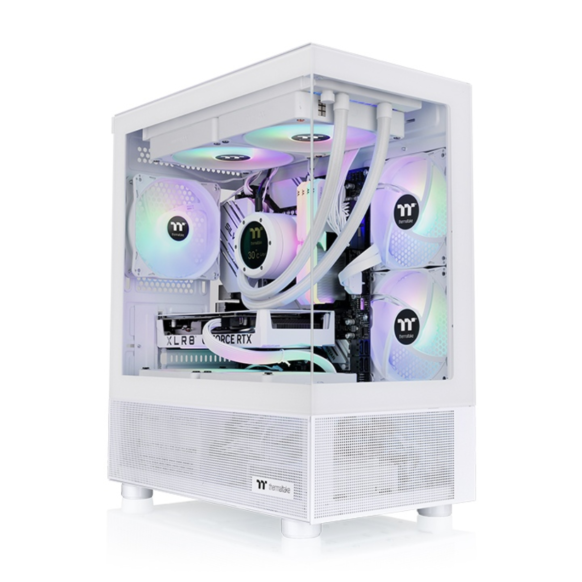 Gabinete Thermaltake View 170 Micro Chassis Tg X2 Fan Argb X3 Snow ...