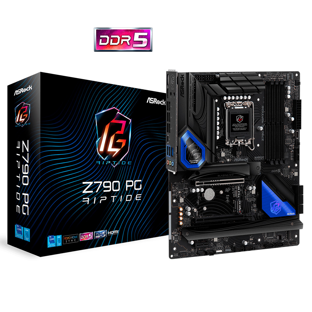 Mother Z790 Pg Riptide Ddr5 Asrock 13gen | HYPERGAMING