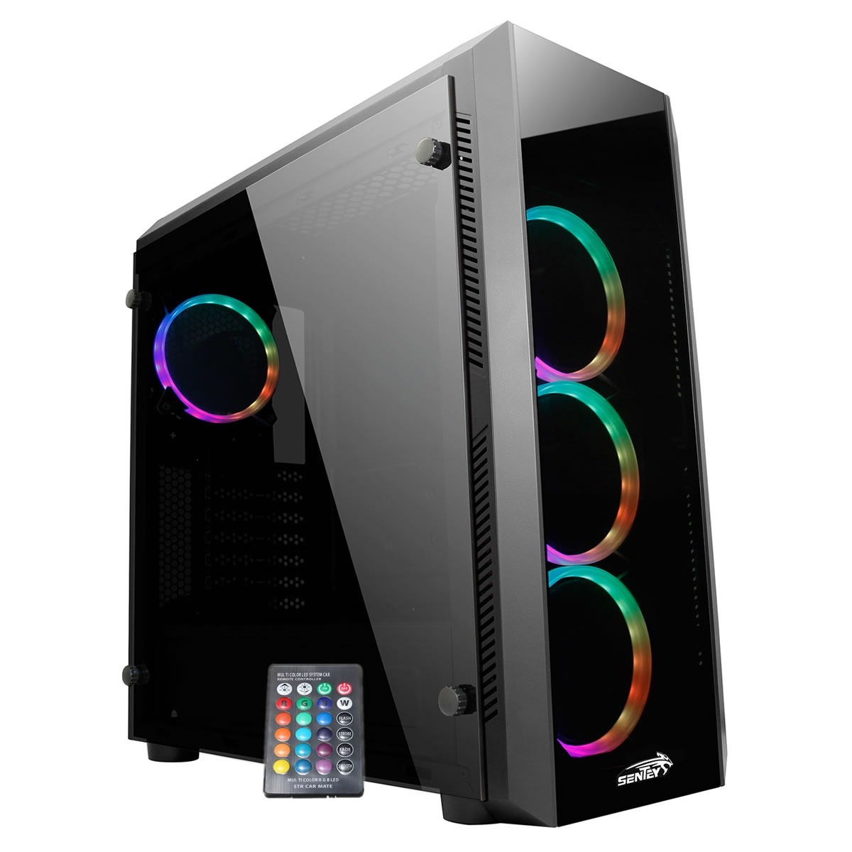 Gabinete Z20 Tempered Glass Rgb Sentey | HyperGAMING