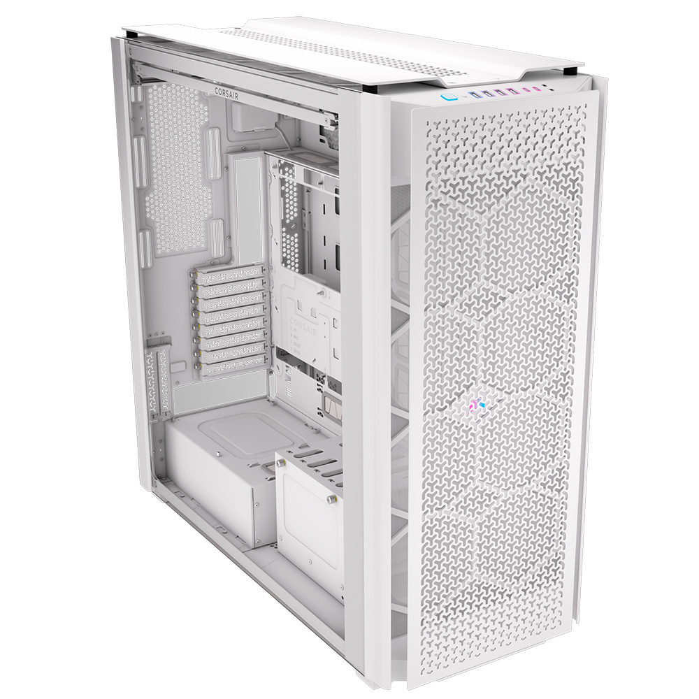 Gabinete 9000d Rgb Airflow White Tg Super Tower Corsair | HYPERGAMING