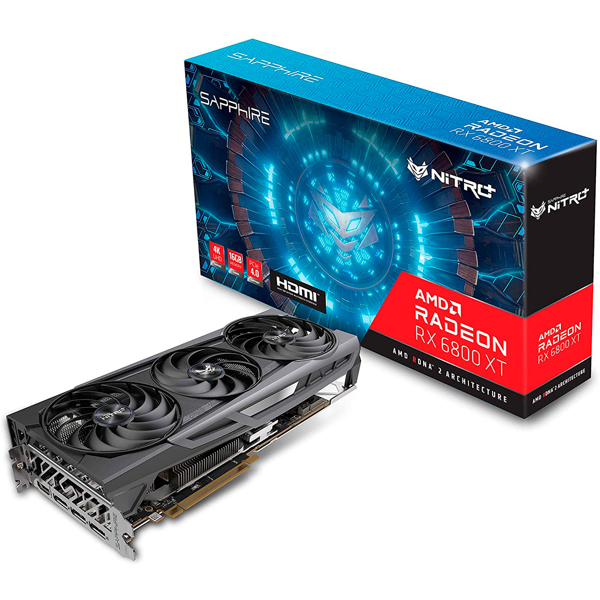 PLACA DE VIDEO RX 6800 SAPPHIRE LR NITRO RADEON 16 GB DDR6