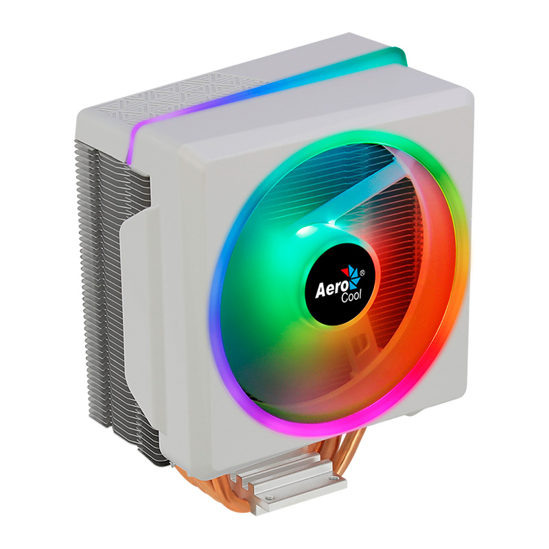 Cooler Cpu Cylon 4f White Argb Aerocool | HYPERGAMING