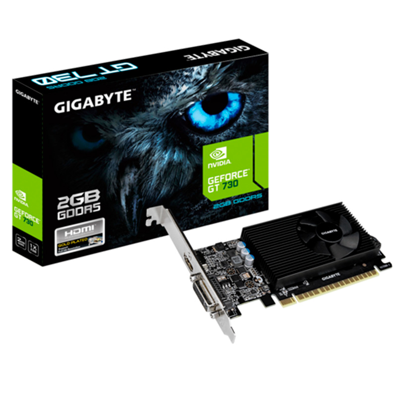 Placa De Video Gigabyte Nvidia Geforce Gt 730 2gb Gddr5 | HYPERGAMING