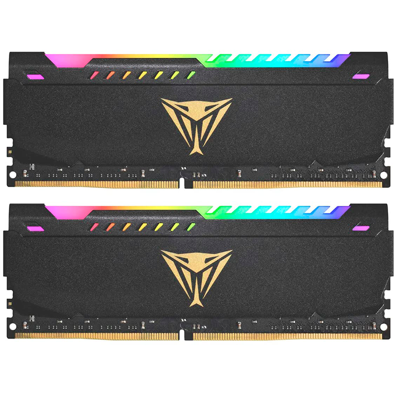 Memoria 16gb 2x8 3200mhz Viper Steel Series Black Rgb Patriot | HyperGAMING
