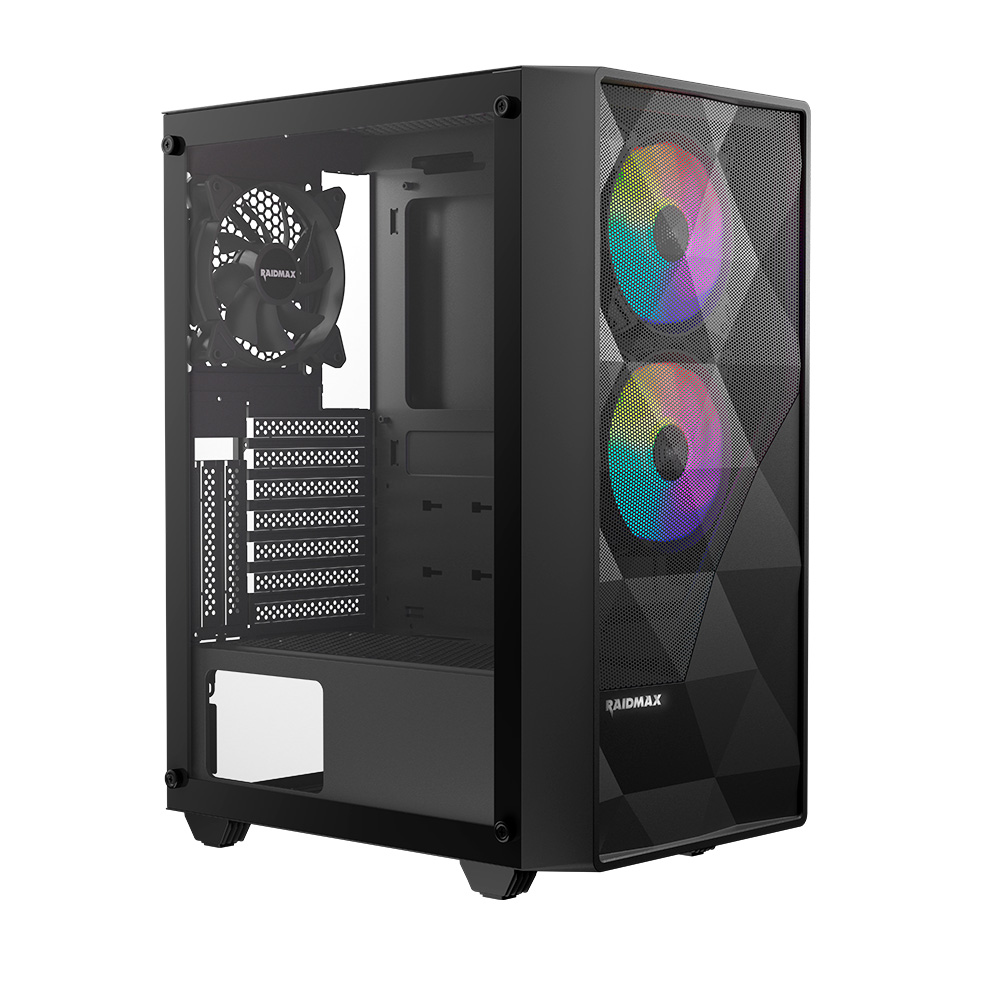 Gabinete X902 Tg Argb Mesh Black Raidmax | HYPERGAMING