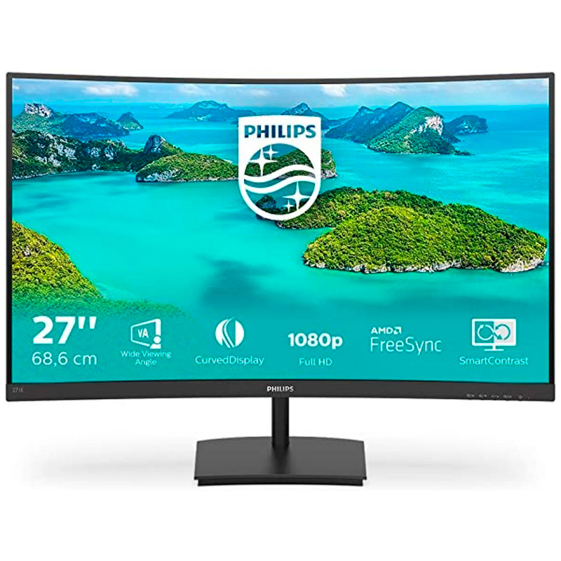 Monitor 27 Fhd Led Curvo 75hz 271e1sca-55 Philips | HYPERGAMING