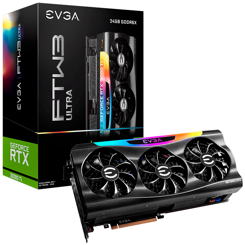 Placa De Video Evga Nvidia Geforce Rtx 3090 Ti Ftw3 Ultra Gaming 24gb | HYPERGAMING