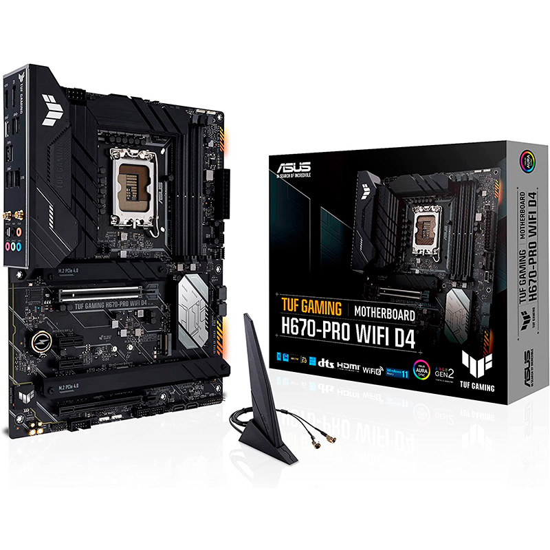 Mother Tuf Gaming H670-pro Wifi D4 Asus 12gen | HYPERGAMING